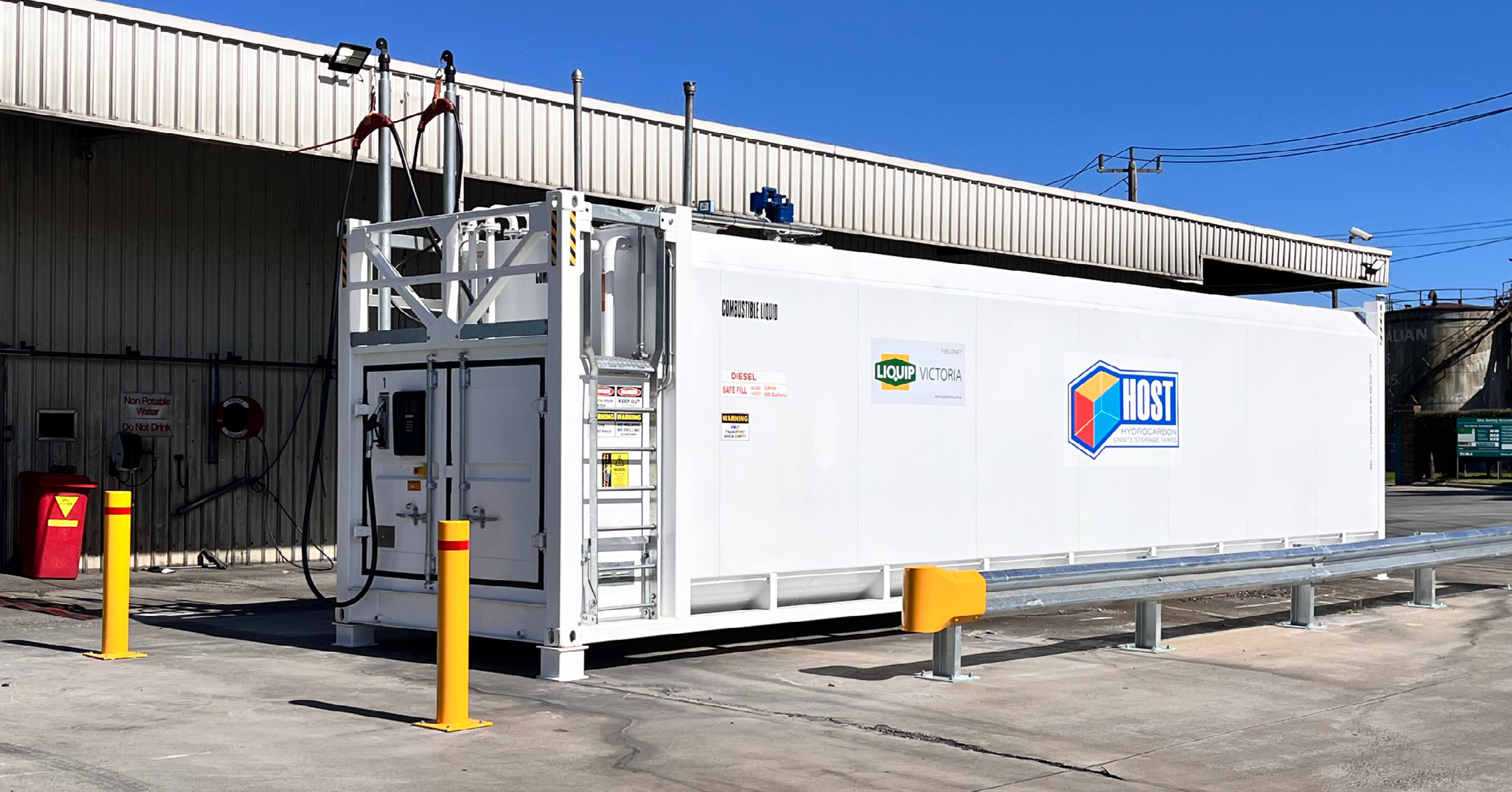 Liquip Victoria bulk fuel storage depot design and builds